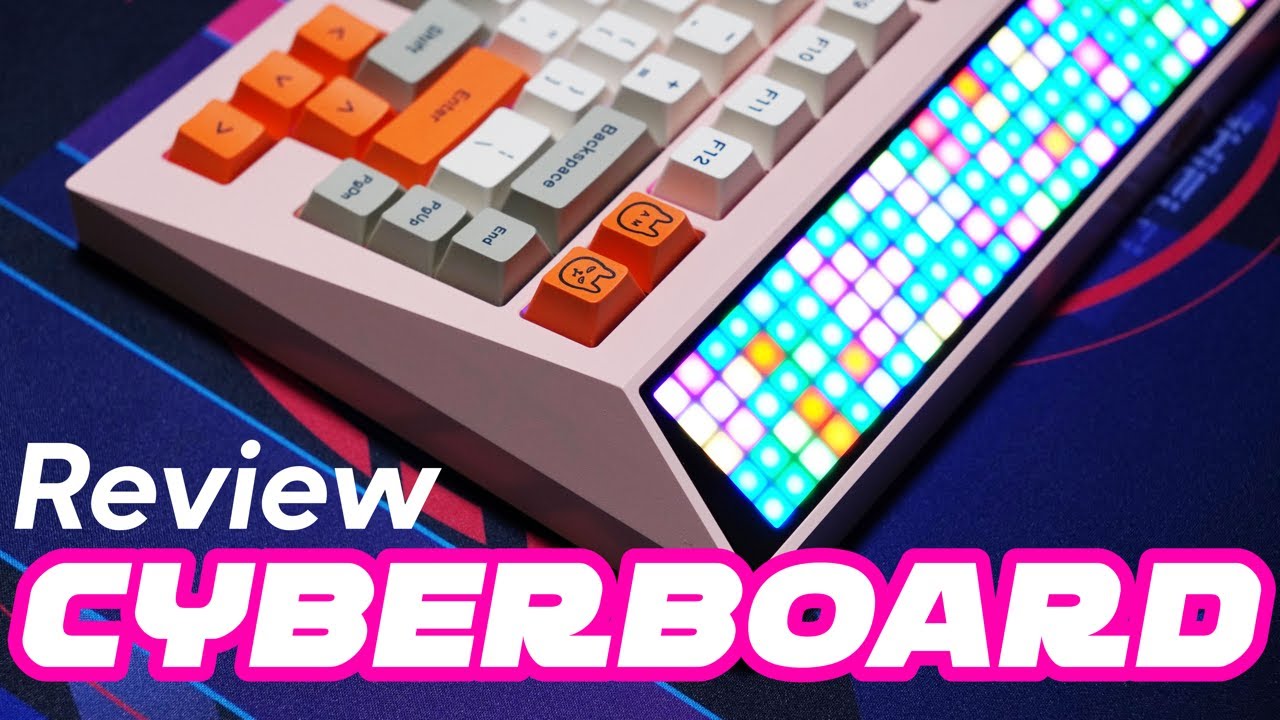 【CYBERBOARD R3】打鍵感抜群のサイバーパンクなキーボード レビュー | Mechanical Keyboard Review ...